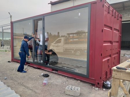 Контейнер готовый конструкции магазине салон красоты
