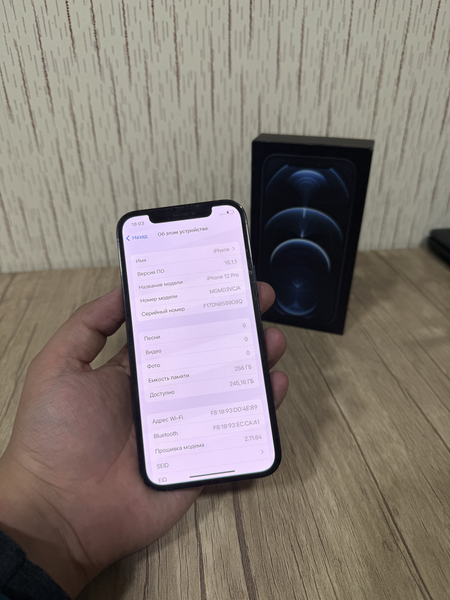 Iphone 12 pro 256 tali karobkali ocilmagan
