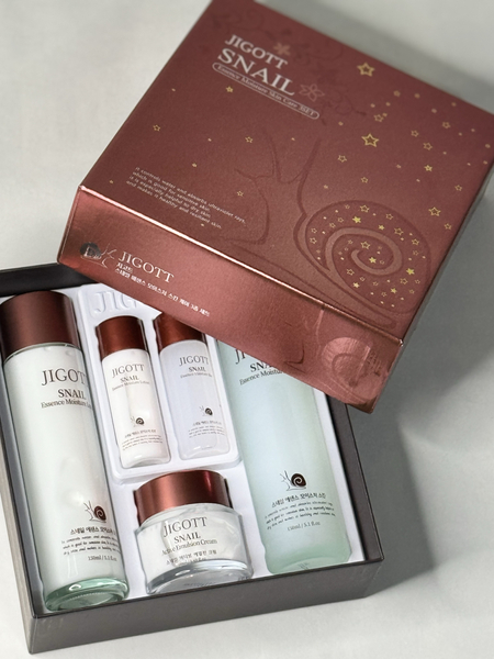 Snail Moisture Skin Care Jigott -уход за кожи лицо с экстракт улитка