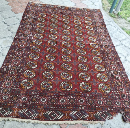 Старинный Туркменский Ковер , 2.00х3.00м