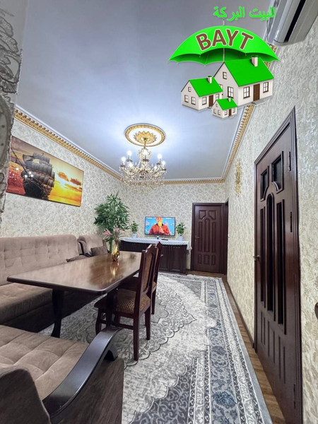 3- ЭТАЖ, БАЛКОН 2×4, 54м², Чиланзар 24 квартал, Квартира Сотилади.
