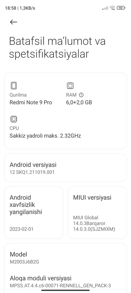 Redmi note 9 pro