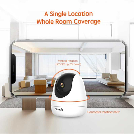 IP CAM WiFi  indoor rotate Tenda CP6          (NT6077)