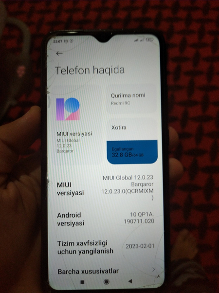Redmi 9c sotiladi