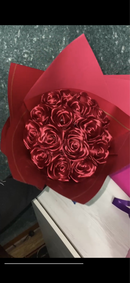 Букет из сердечек