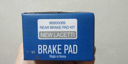 Тормозные колодки Lacetti, Gentra, Nexia3, Spark, Genuine GM, оригинал