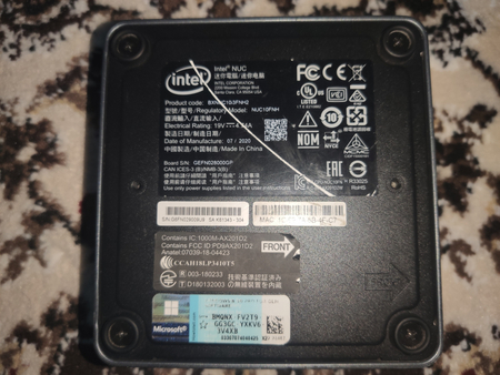 Intel® NUC Mini PC, Core i3 10th Gen, DDR4 8/256 GB, Windows 11 Pro,
