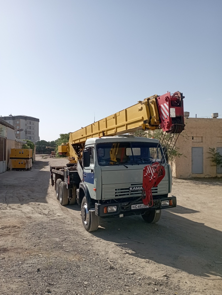 АвтоКран хизмати Самарканд Шахар камаз 25 тоннали