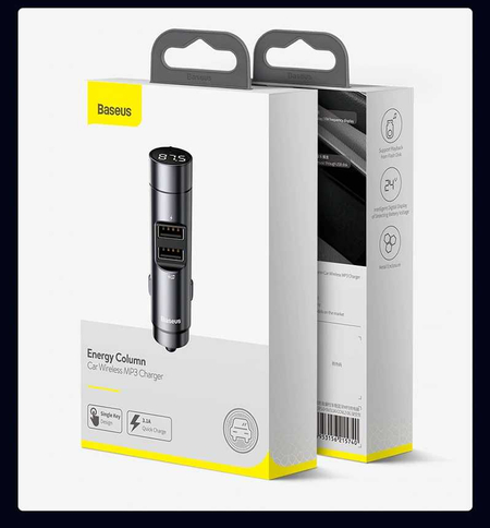 Автомобильное зарядное устройство Baseus MP3 Bluetooth флешка