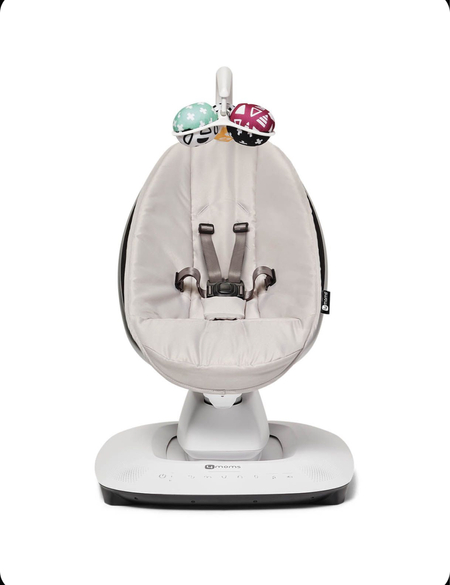Детская люлька 4moms, два положения спинки, качается под музыку и без
