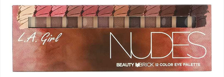 Палитра для век, нюдовые оттенки Beauty Brick