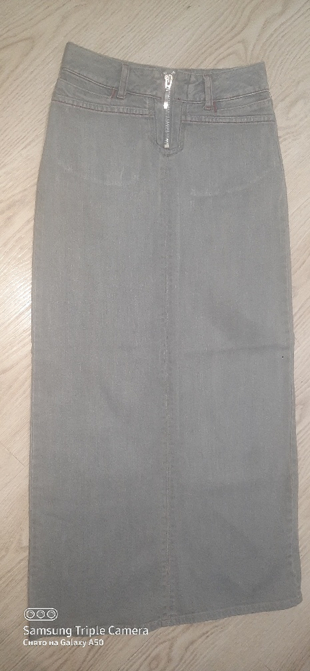 Джинсовая юбка в пол Lee Cooper с разрезом сзади
