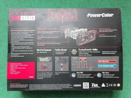 Продам PowerColor AMD Radeon RX 590 Red Devil 8192MB 256bit GDDR5