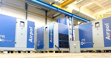 АКЦИЯ! Польский винтовой компрессор Airpol 75  kompressor sotiladi