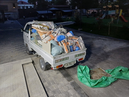Вывоз мусор строю мусор мусор ташиш