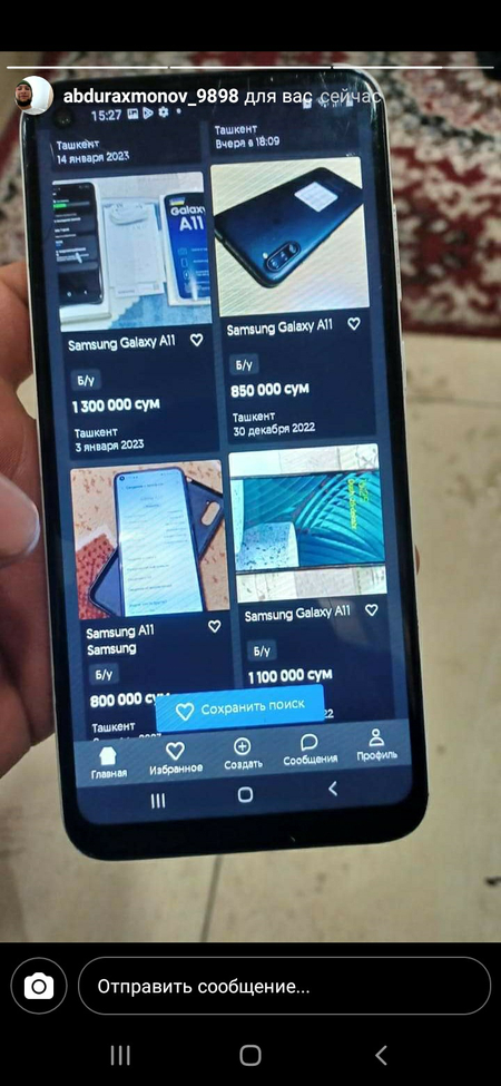 Samsung a 11 sotiladi holati yaxsh