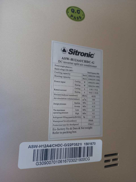 Sitronic 12 Gold Inverter (TEN)