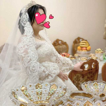 Свадебное платье больших размеров.