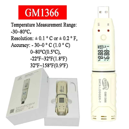 Дата логгер Benetech GM1366