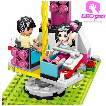 Конструктор Girls 3041 Friends Парк развлечений: американские горки