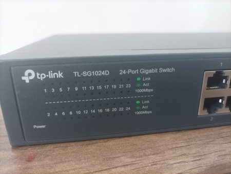 Гигабитный свич, 24 портов TP LINK  TL SG 1024D