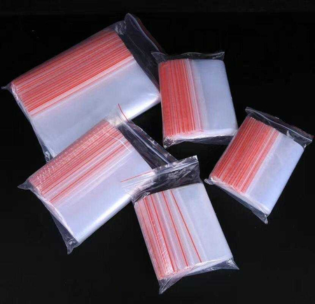 Zip qulf, Doypack plastik qoplar, 10×15 sm, 100 dona