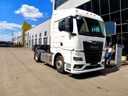 MAN TGX 18.480 4X2 BL SA Comfort Euro 5 ATM (Германия){ tyagach, Фура}