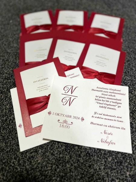 Taklifnomalar / Пригласительные / Invitations