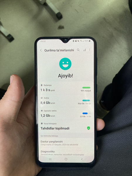 Samsung a30s kelwamza narxn