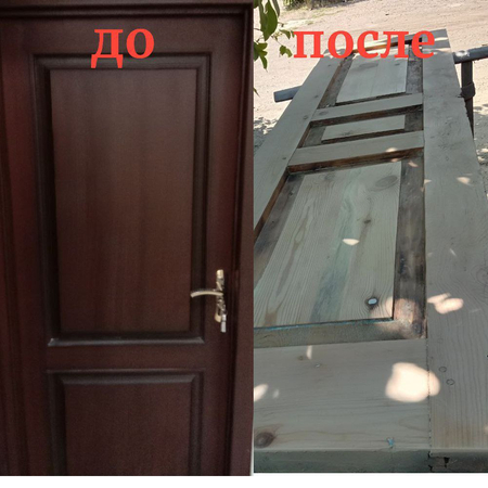 реставрация дверей и установка
