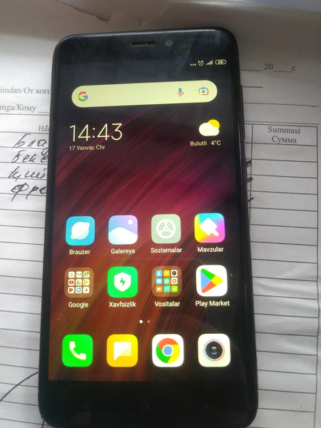 Redmi 4x arzonroq soraganlaga