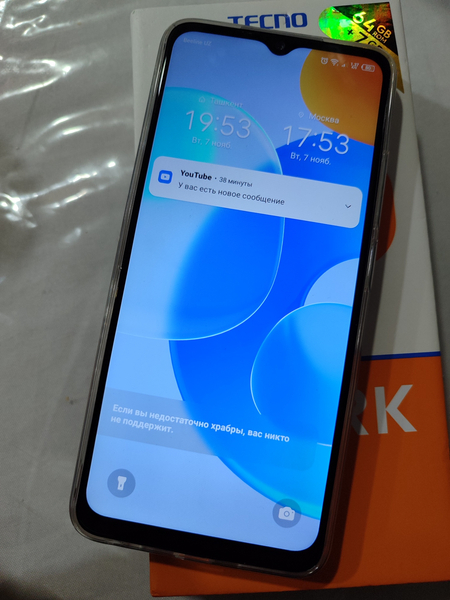 TECNO Go SPARK 2023 yilgi tel 10 kunlik tiniq tel sotiladi