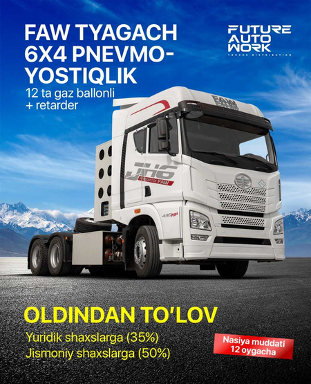 FAW JH6 6x4 ressorlik