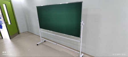 Маркерный доска магнитный меловой 100x200