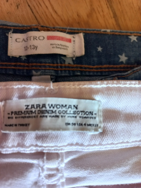 Оригинал привозные джинсы Zara, Mango