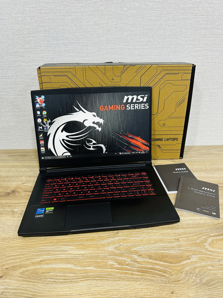 MSI Core i5+RTX2050 как новый Мощный, Геймерский ноутбук