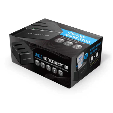 USB3.0 Док станция на 2 HDD (2,5 - 3,5
