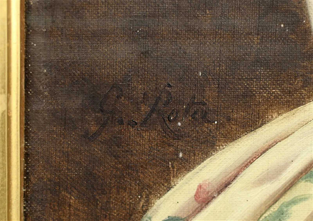 Картина. авт. Джованни Рота. Конец 19го века. Итальянская девушка.