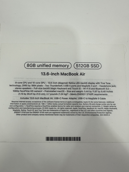 Macbook air m2  8/512 blue в отличном состоянии