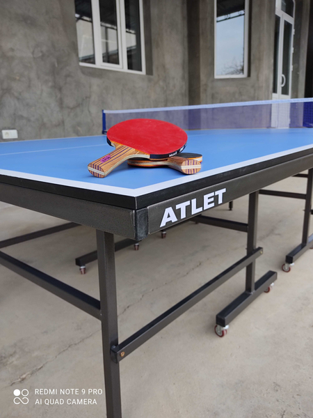 НОВЫЙ Теннисный стол ATLET (с роликами). Первых рук, гарантия есть