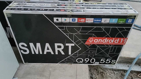 Телевизор Samsung 55 SMART TV голосовой интернет янги складдан