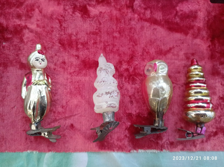 Ёлочные игрушки советские