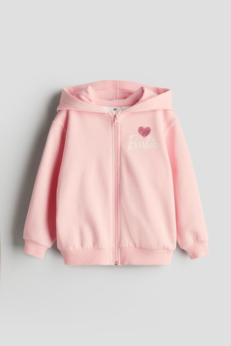 Толстовка с капюшоном на молнии Barbie H&M Англия для девочек 1.5-2год