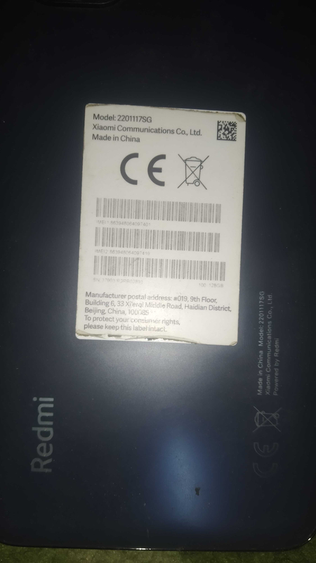 Xiaomi Redmi note 11S