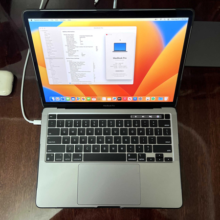 Macbook pro M1 100% batareyka