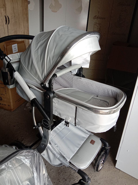 Детский luxmom 608 2в1 коляска+автокресло