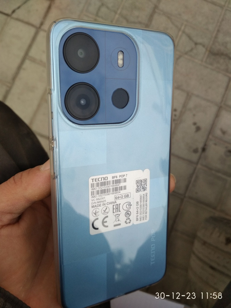 TECNO POP_7 Каропка, документ, зарядниги, чихоли хаммаёги бор.
