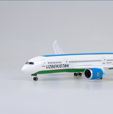 Самолёт Воеing787  Uzbekiston Air vays