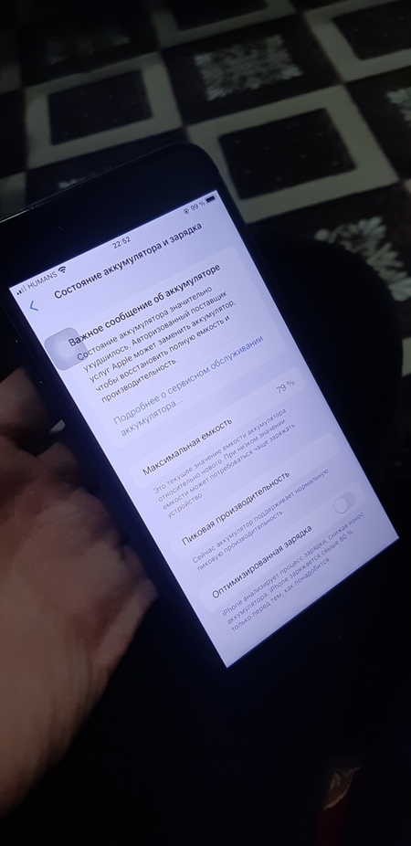 Iphone 8 plus qora