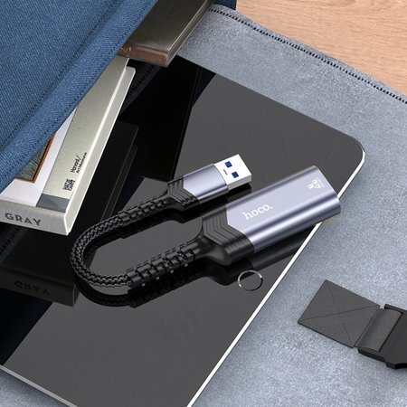Переходник Hoco UA26 USB ethernet adapter (1000 Mbps)
